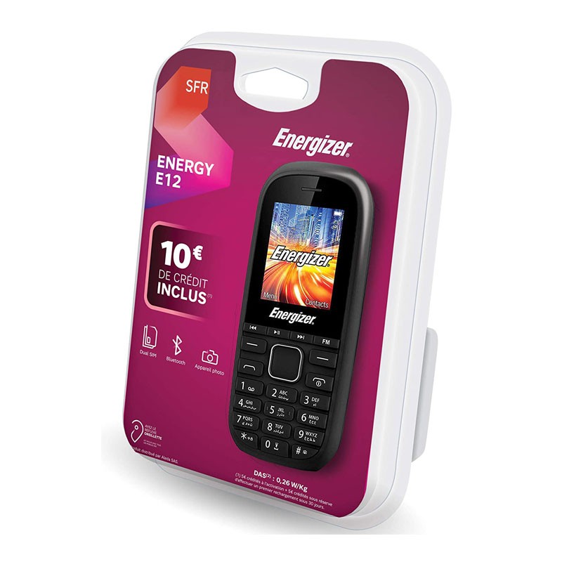 T l phone Sfr Energizer E12 10 Euro Cr dit T l phone Sfr Energizer E12 10 Euro Cr dit